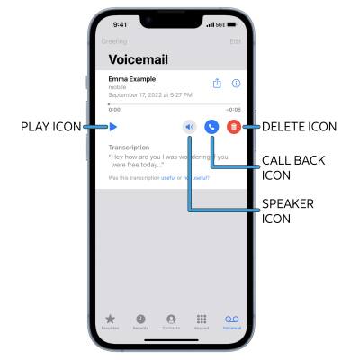 Apple iPhone 14 Plus - Access Voicemail - AT&T