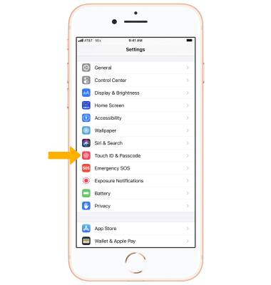 Apple iPhone 8 / 8 Plus - Secure My Device - AT&T