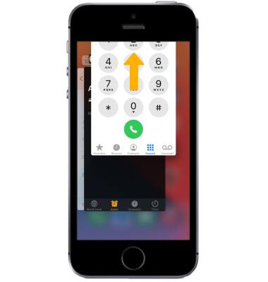 Apple iPhone SE (2016) - View or Close Running Apps - AT&T