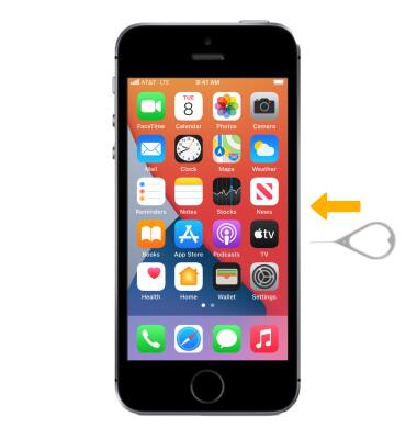 Apple iPhone SE (2016) - Insert SIM Card - AT&T