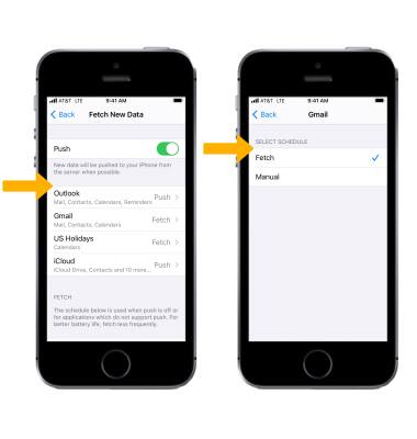 Apple iPhone SE (2016) - Email Settings - AT&T