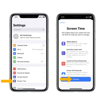 Apple iPhone 11 - Screen Time - AT&T