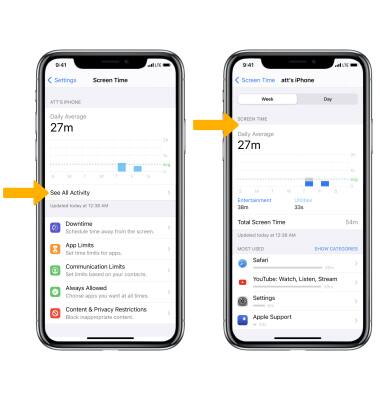 Apple iPhone 11 - Screen Time - AT&T