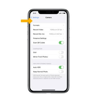 Apple iPhone X - Camera & Video Settings - AT&T