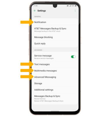 LG V60 ThinQ 5G (LM-V600AM) - Messaging Settings - AT&T