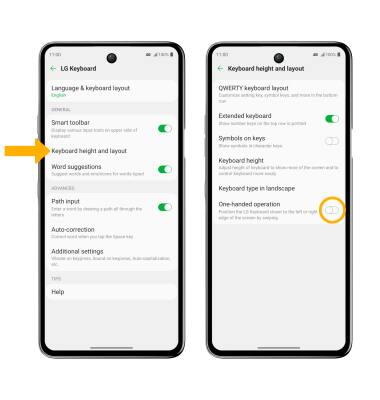 LG K92 5G (LM-K920AM) - Keyboard & Typing - AT&T
