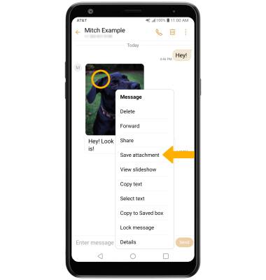 LG Stylo 5+ (LM-Q720AM) - Send & Receive Messages - AT&T