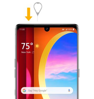 LG Velvet 5G (LM-G900UM) - Insert SIM & Memory Card - AT&T