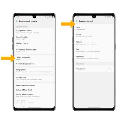 LG Velvet 5G (LM-G900UM) - Secure My Device - AT&T