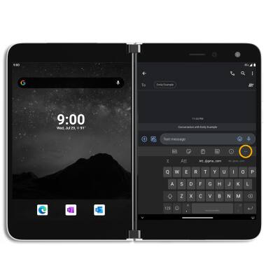 Microsoft Surface Duo (1930) - Keyboard & Typing - AT&T