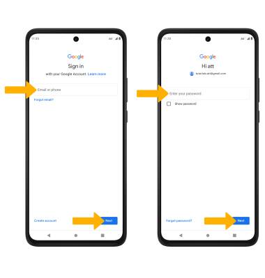 Motorola moto edge - 2022 (XT2205-2) - Google Sign-In - AT&T