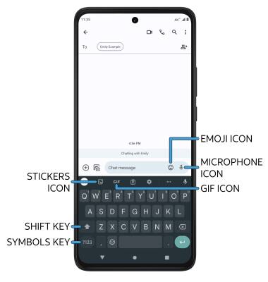 Motorola moto edge - 2022 (XT2205-2) - Keyboard & Typing - AT&T