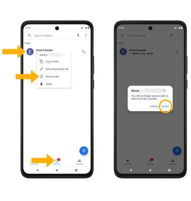 Motorola moto edge - 2022 (XT2205-2) - Block or Unblock Calls - AT&T
