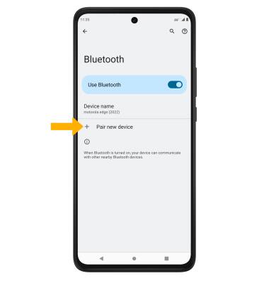 Motorola moto edge - 2022 (XT2205-2) - Bluetooth - AT&T