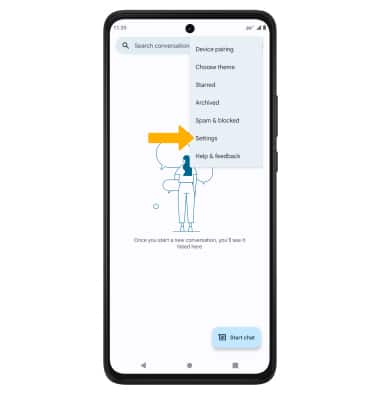 Motorola moto edge - 2022 (XT2205-2) - Messaging Settings - AT&T
