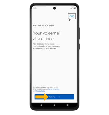 Motorola moto edge - 2022 (XT2205-2) - Set Up Voicemail - AT&T