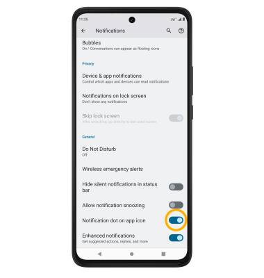 Motorola moto edge - 2022 (XT2205-2) - Notifications & Alerts - AT&T