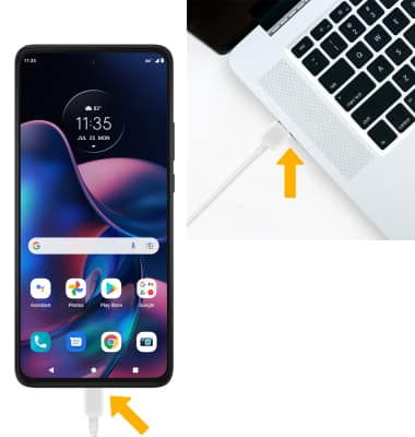 Motorola moto edge - 2022 (XT2205-2) - Transfer Photos & Videos - AT&T