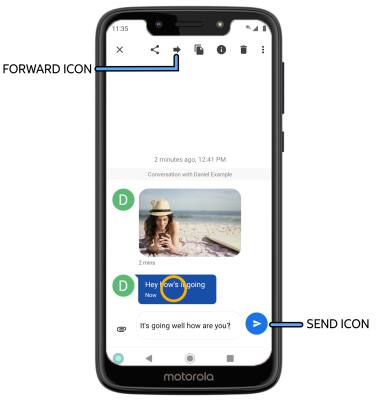 Motorola moto g7 PLAY (XT1952-5) - Send & Receive Messages - AT&T