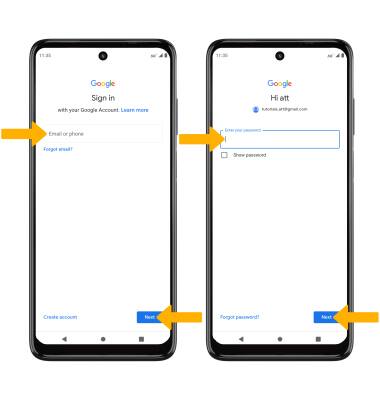 Motorola moto g 5G - 2022 (XT2213-2) - Set Up Email - AT&T
