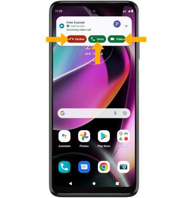 Motorola moto g 5G (XT2213-2) - Make & Receive an AT&T Video Call - AT&T