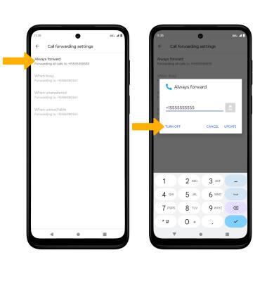 Motorola moto g 5G - 2023 (XT2313-3) - Call Forwarding - AT&T