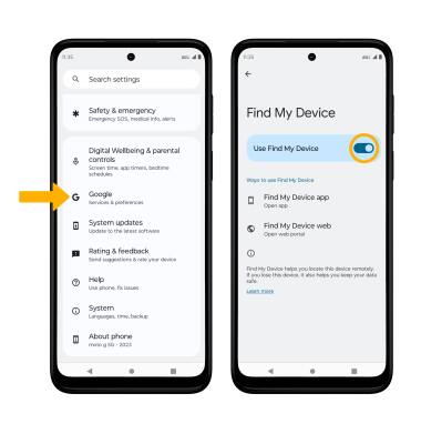 Motorola moto g 5G - 2023 (XT2313-3) - Find My Device - AT&T