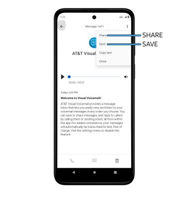Motorola moto g 5G - 2023 (XT2313-3) - Access Voicemail - AT&T