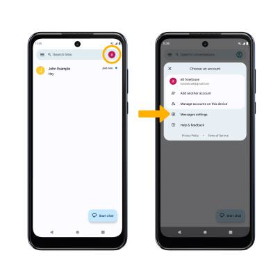 Motorola moto g PLAY - 2023 (XT22713) - Messaging Settings - AT&T