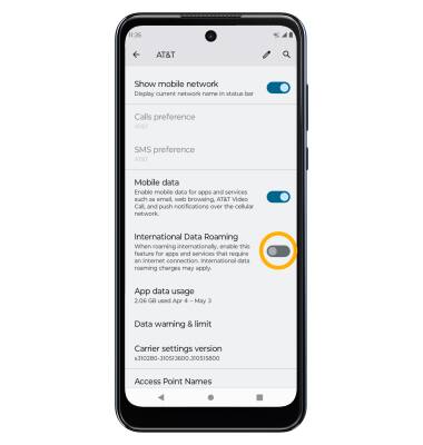 Motorola moto g PLAY - 2023 (XT22713) - Signal & Cellular Data - AT&T