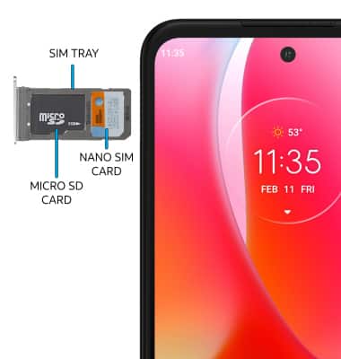 Motorola moto g POWER (XT2165-2) - Insert or Remove SIM & Memory Card ...