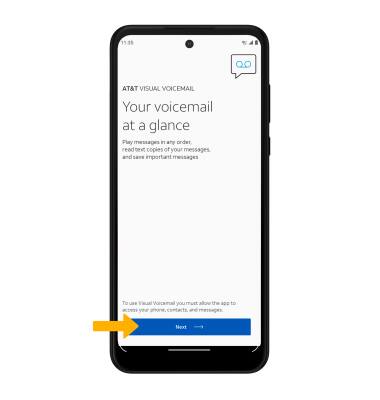Motorola moto g POWER (XT2165-2) - Set Up Voicemail - AT&T
