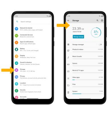 Motorola moto g POWER (XT2165-2) - Available Storage - AT&T