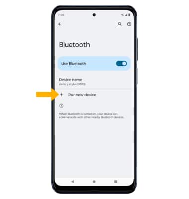 Motorola moto g stylus - 2023 (XT2317-3) - Bluetooth - AT&T