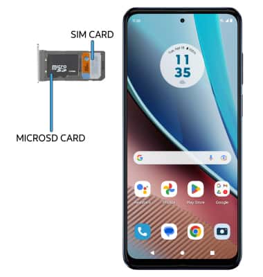 Motorola moto g stylus - 2023 (XT2317-3) - Insert or Remove SIM ...