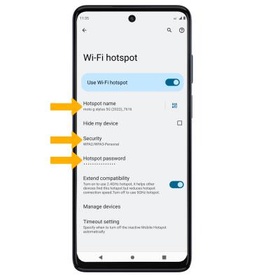 Motorola moto g stylus 5G - 2022 (XT2215-2) - Mobile Hotspot - AT&T