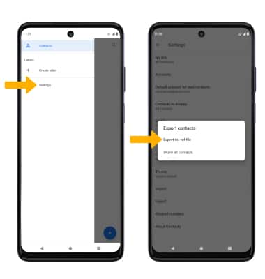 Motorola moto g stylus 5G - 2022 (XT2215-2) - Contacts - AT&T