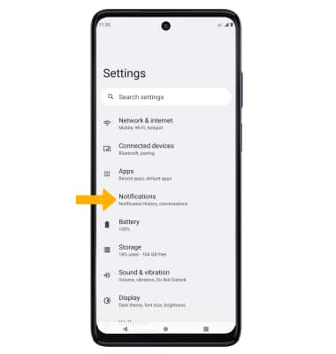 Motorola moto g stylus 5G - 2022 (XT2215-2) - Messaging Settings - AT&T