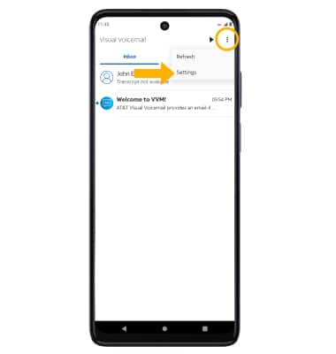 Motorola moto g stylus 5G - 2022 (XT2215-2) - Change or Reset Voicemail ...