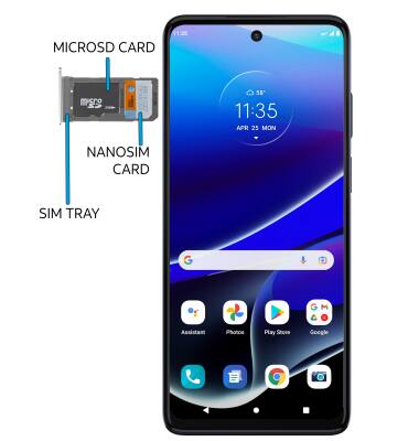 Motorola moto g stylus 5G - 2022 (XT2215-2) - Insert or Remove SIM ...