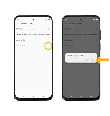 Motorola moto g stylus 5G - 2023 (XT2315-4) - Block or Unblock Calls - AT&T