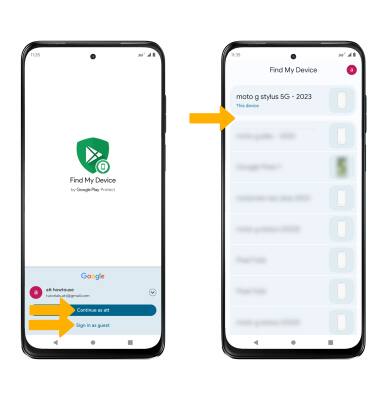Motorola moto g stylus 5G - 2023 (XT2315-4) - Find My Device - AT&T