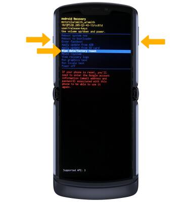 Motorola razr (XT2071-2) - Reset Device - AT&T
