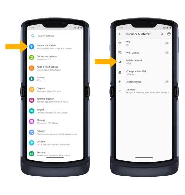 Motorola razr (XT2071-2) - Signal & Cellular Data - AT&T