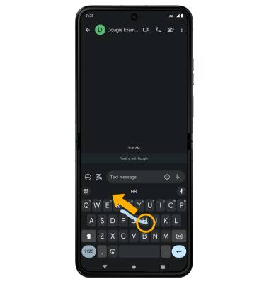 Motorola razr - 2023 (XT2323-5) - Keyboard & Typing - AT&T