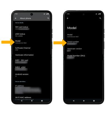 Motorola razr - 2023 (XT2323-5) - Find IMEI, Phone & Serial Number - AT&T