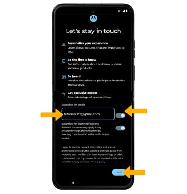 Motorola razr - 2023 (XT2323-5) - Device Setup - AT&T
