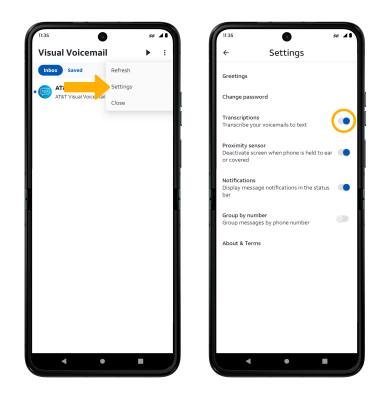 Motorola razr - 2023 (XT2323-5) - Set Up Voicemail - AT&T