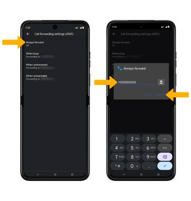 Motorola razr+ (XT2321-5) - Call Forwarding - AT&T