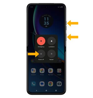 Motorola razr+ (XT2321-5) - Reset Device - AT&T
